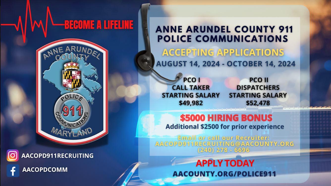 Police Communications Operator | Anne Arundel County Government